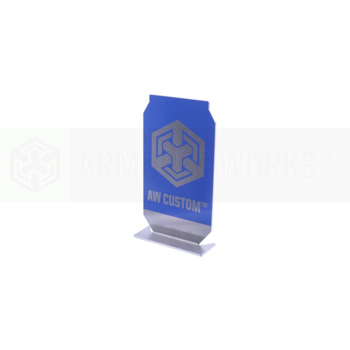 AW Custom™ Practical Shooting Popper Target Plate (Blue)