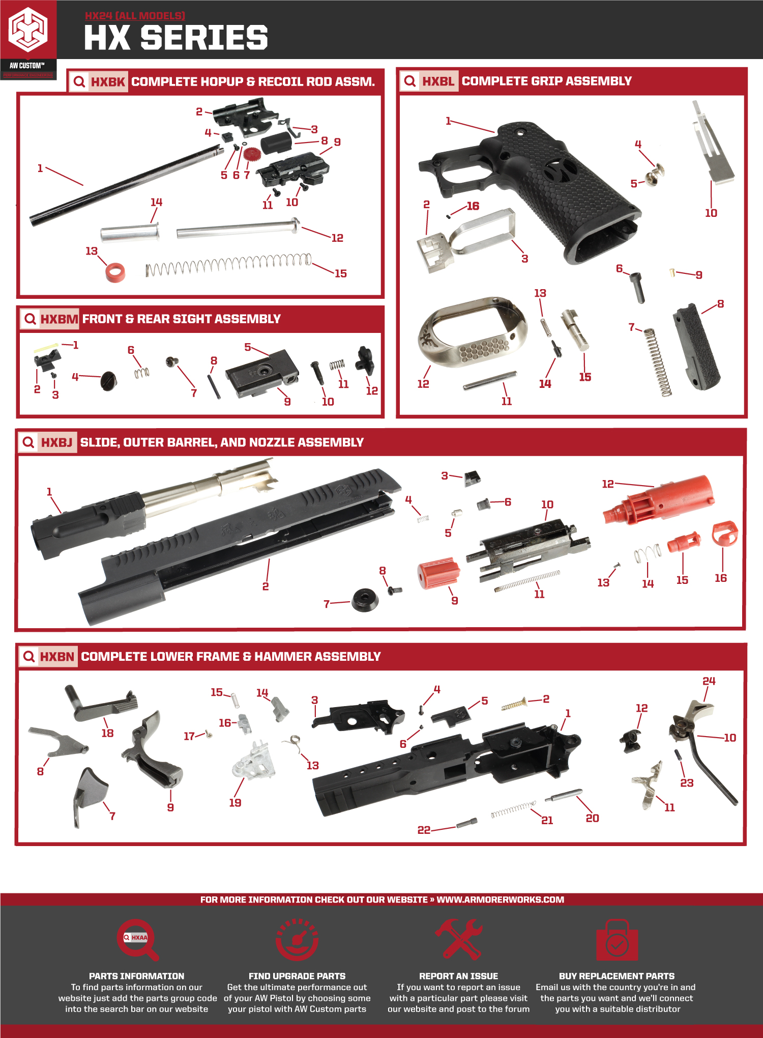 Hx24 Parts Diagram