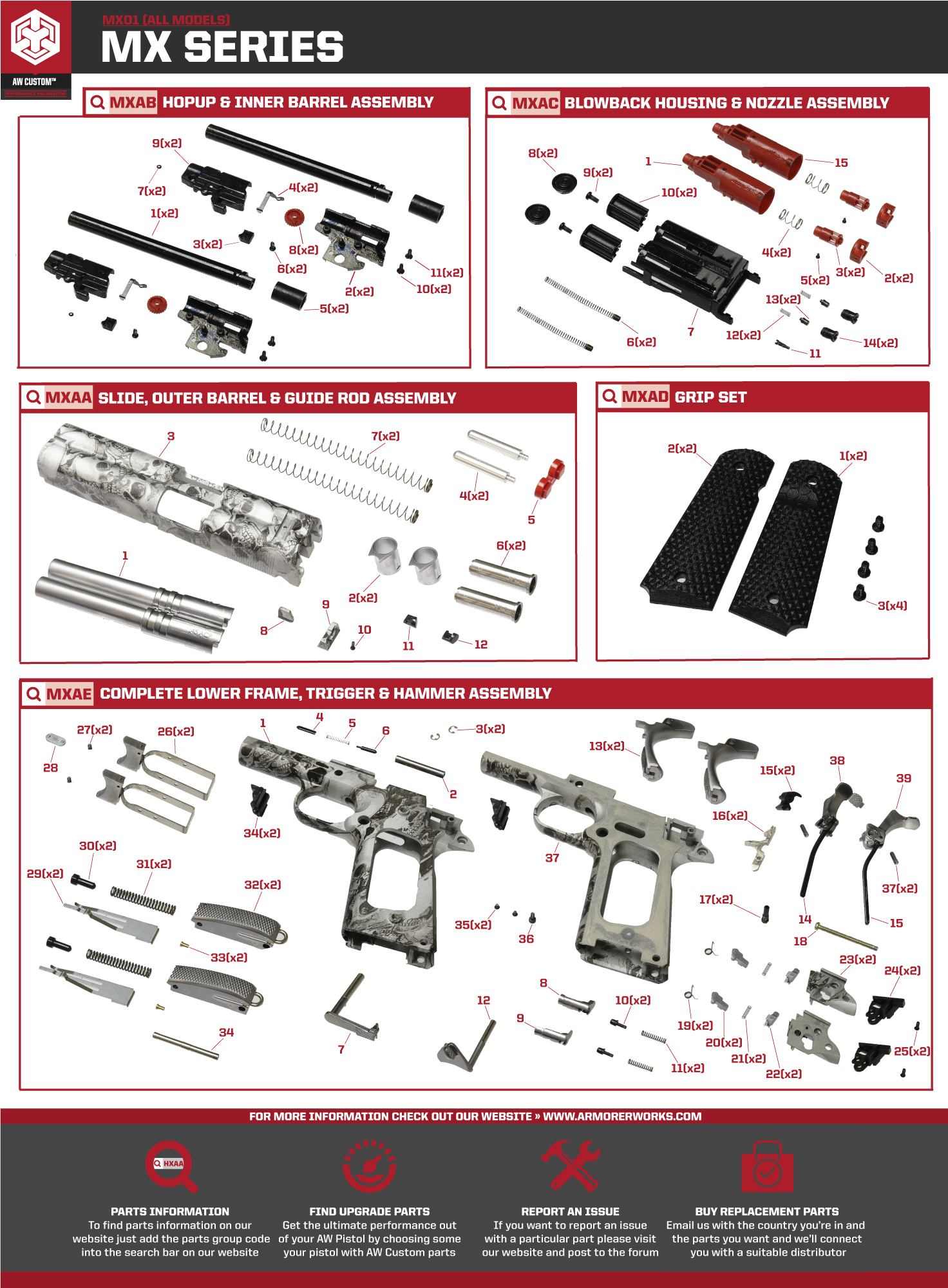 MX01 Parts Diagram